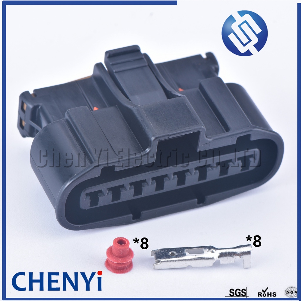 8 Pin auto wire harness connector car air flow meter plug MG640549-5 ...