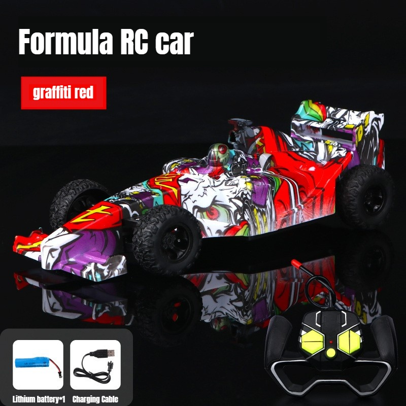 F1 formula RC remote control racing toy four-channel wireless remote ...