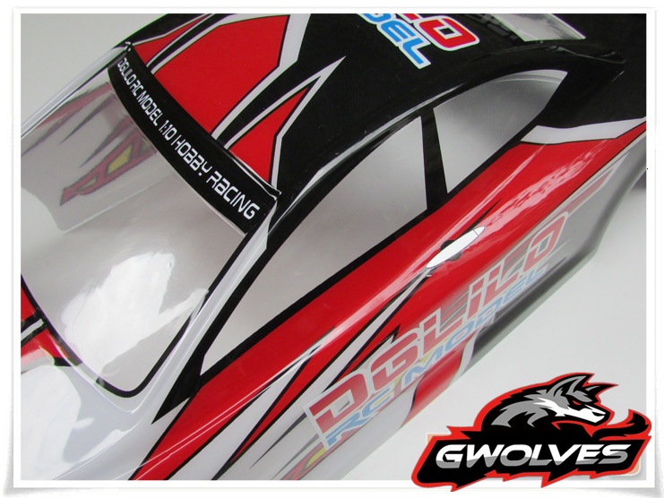 1/10 RC RACING Touring car competition 190mm width High downforce PVC ...
