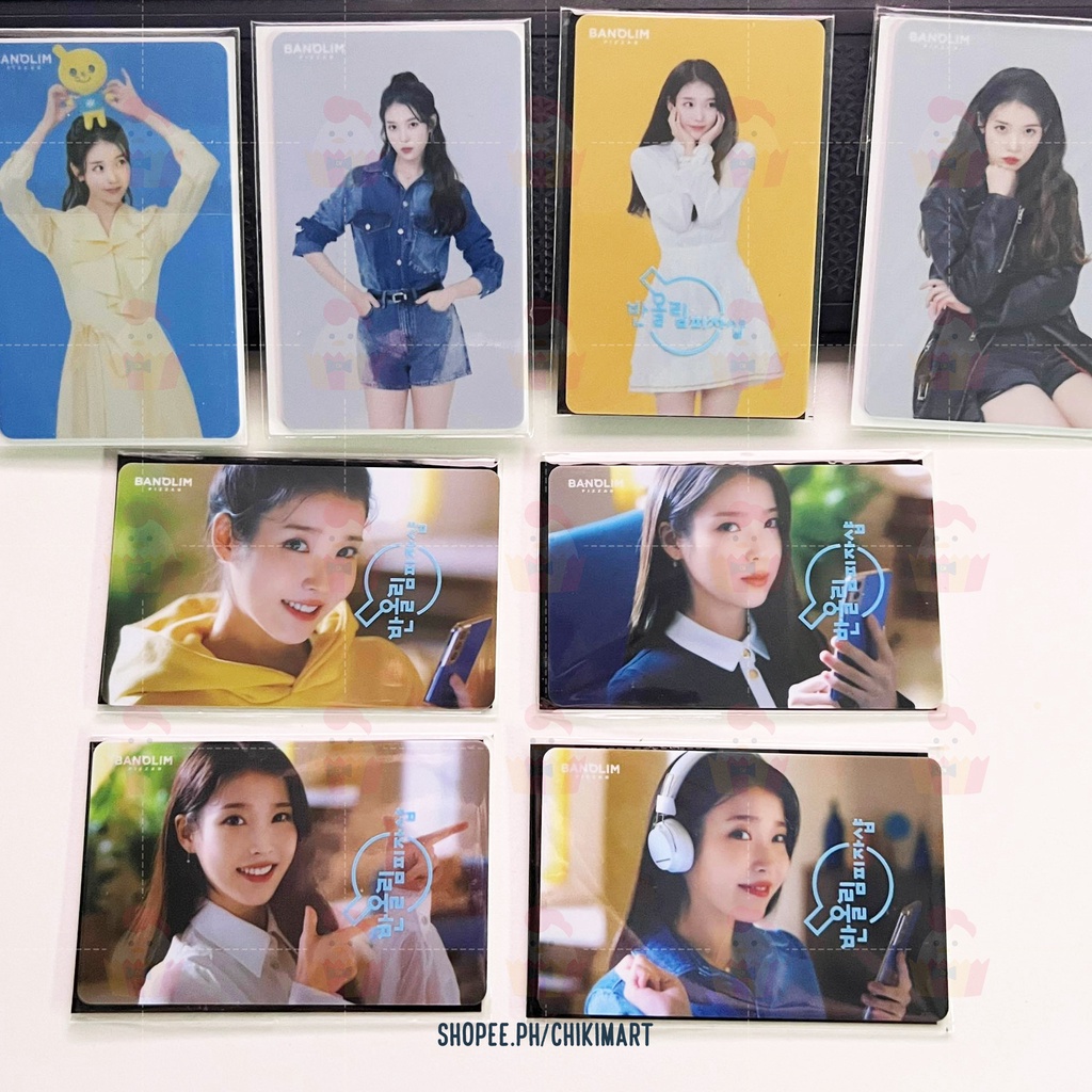 IU Banolim Pizza Official AR Photocard Set (RARE) | Shopee Philippines