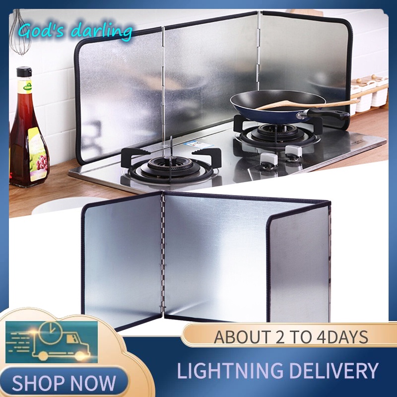 Stainless steel oil baffle kitchen gas stove splash-proof thickening ...