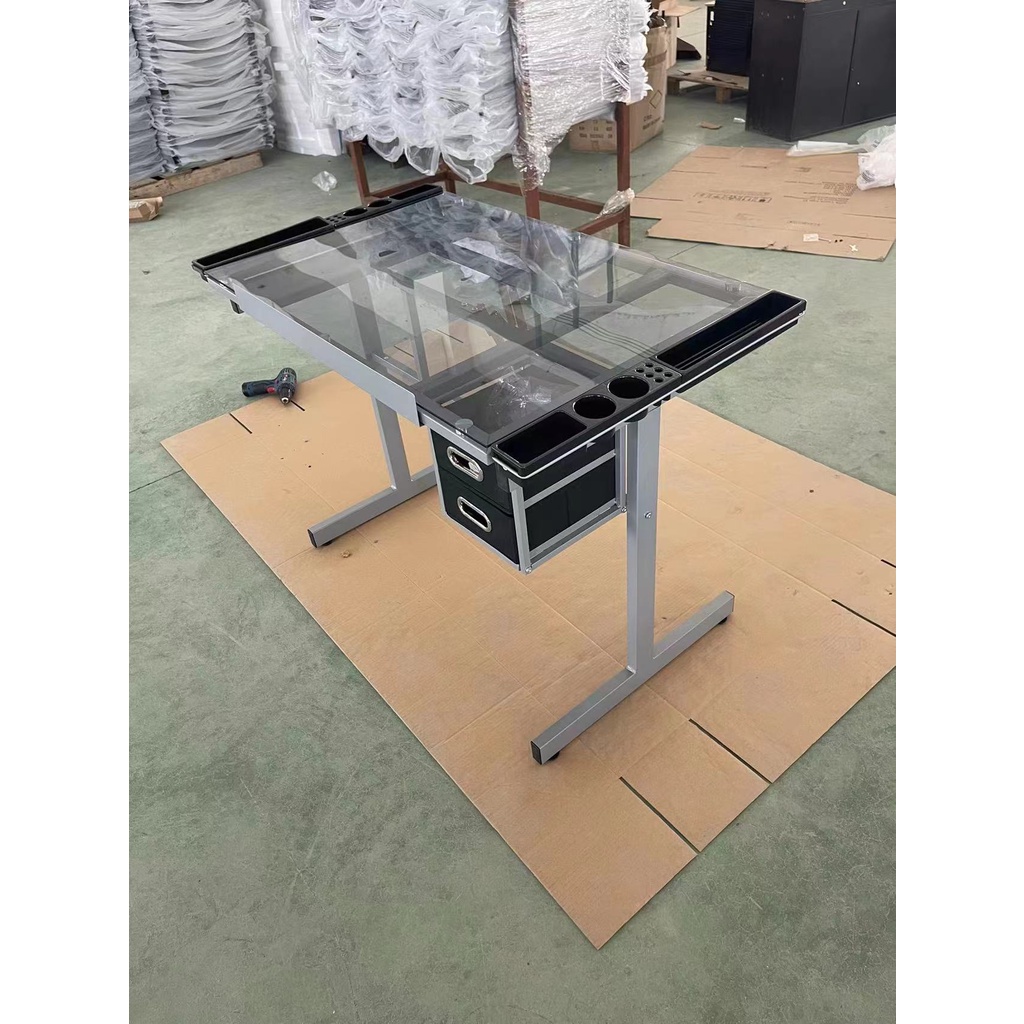 3 Types Drafting Glass Table Drawing Table Drafting Table With Extra
