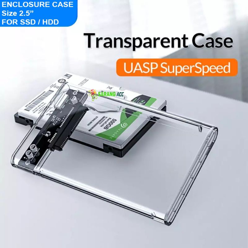 Transparent external hdd usb 3.0 sata Case | Shopee Philippines