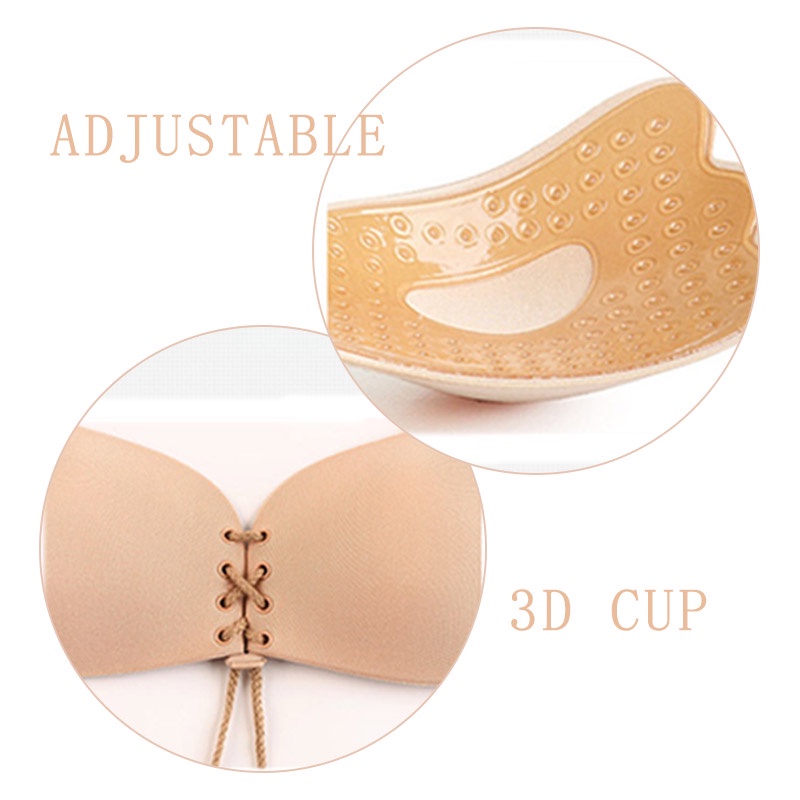 Magic Silicon Cup A-C Adhesive Bra Push Up Bras Strapless Invisible NuBra Butterfly Backless ...