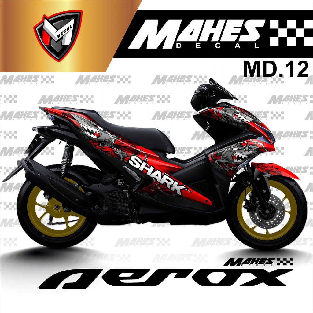 Decal Sticker Aerox 155 VVA Lama Fullbody - Dekal Variation Of Custom ...