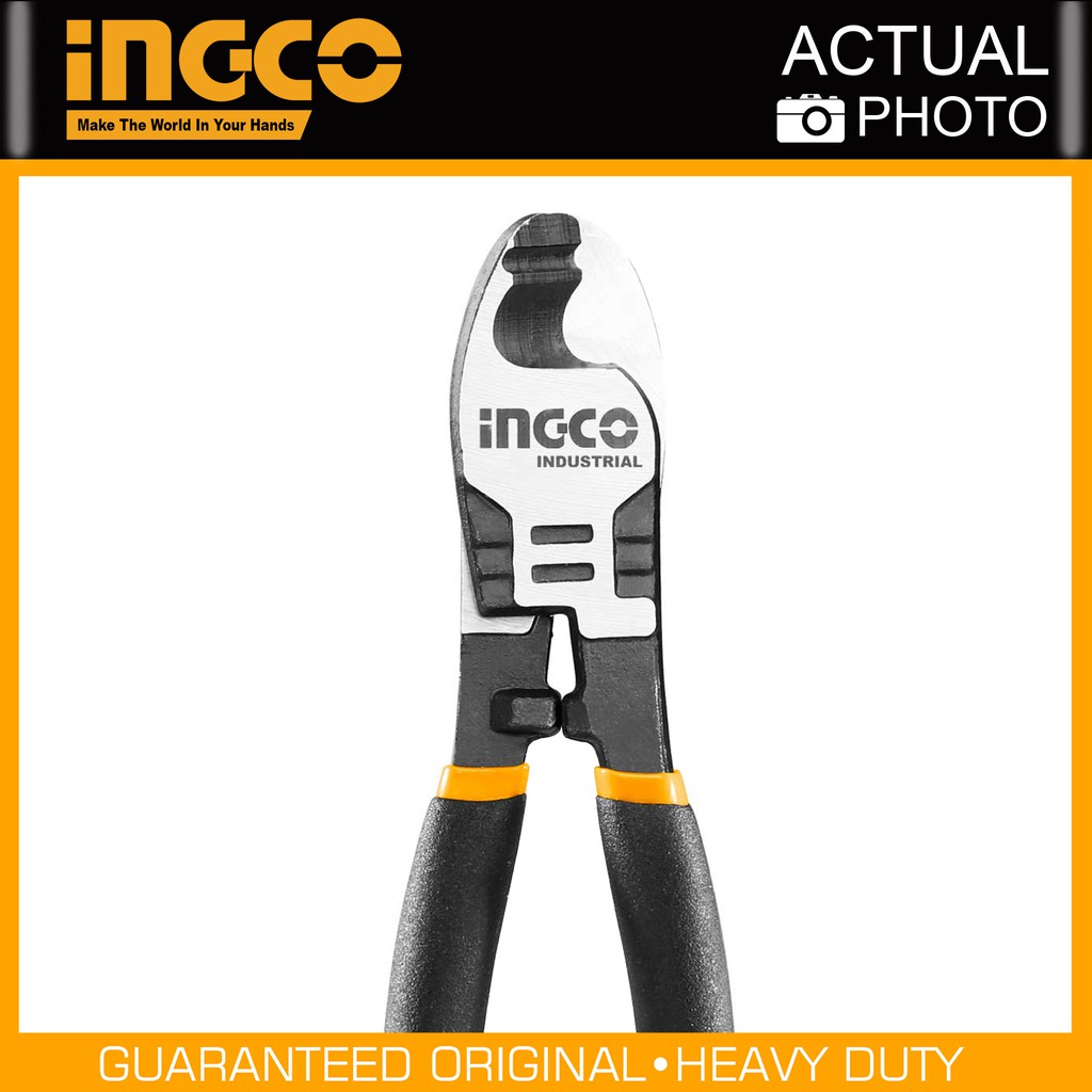 Ingco 8-Inch Industrial Cable Cutter for Cutting Copper and Aluminum ...