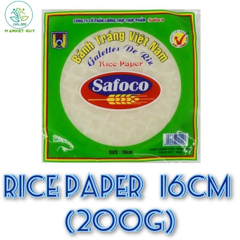 Safoco Rice Paper 16cm (200g) | Shopee Philippines