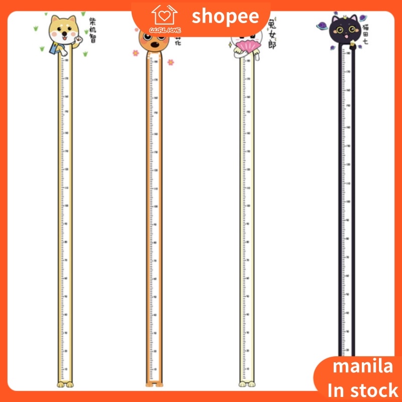 S009 COD Height chart cartoon children height measurement (removable ...