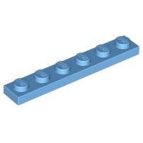 Lego Part 3666 - 1x6 Plate (5pcs per Lot) | Shopee Philippines