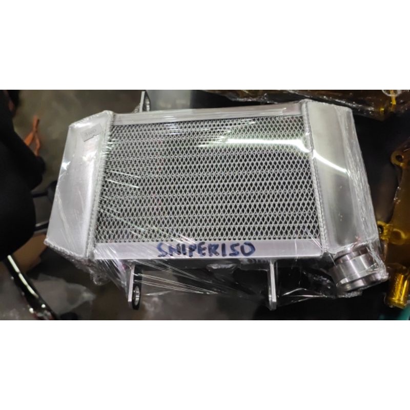 RACE POWER BIG RADIATOR FOR SNIPER 150 SILVER/GOLD | Shopee Philippines
