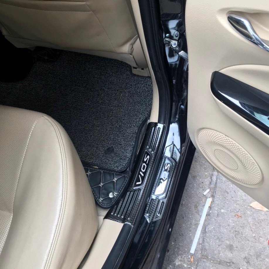 Full set of door sill covers and trunk steps for Vios 2019 2020 2021 ...
