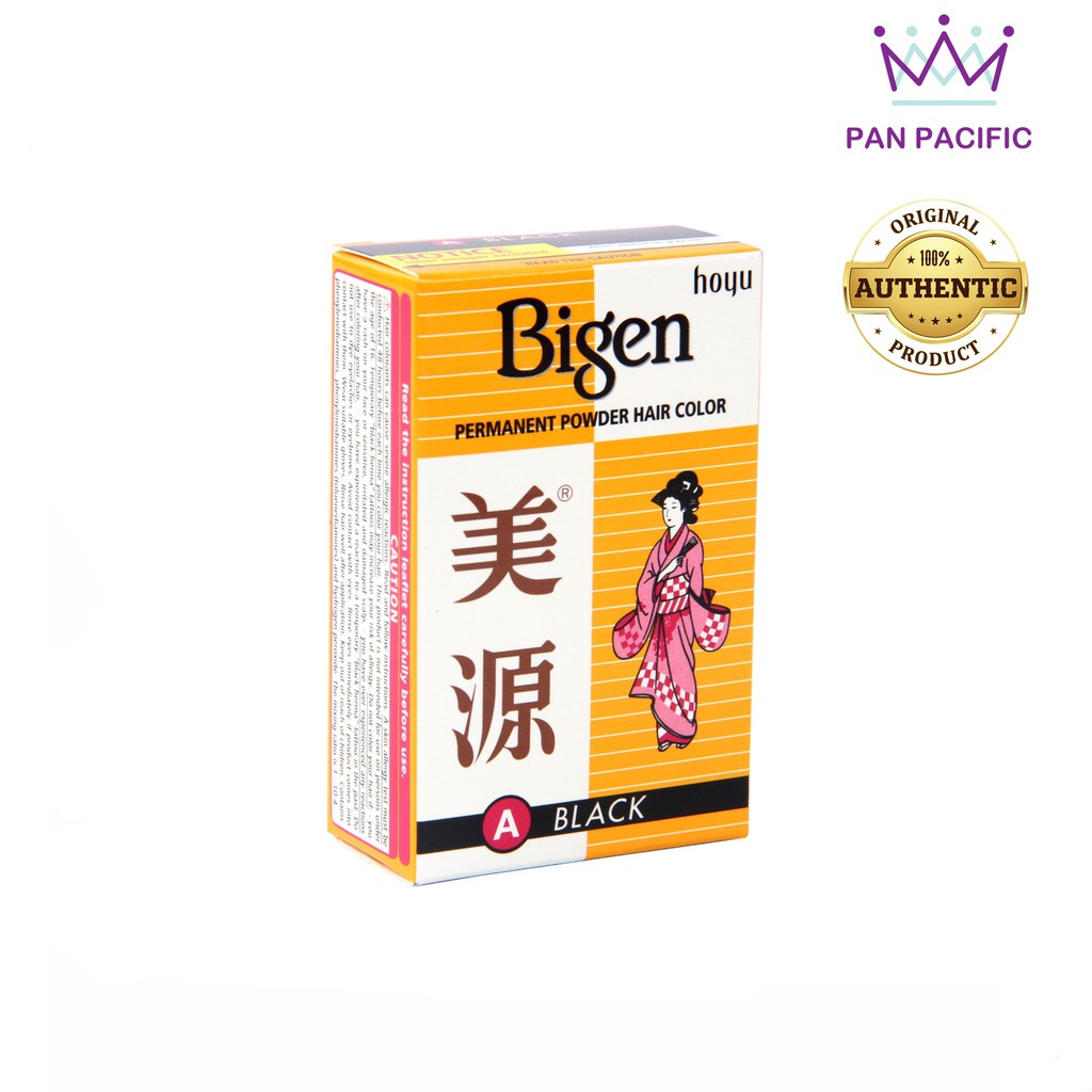 Bigen Permanent Powder Hair Color Black | Shopee Philippines