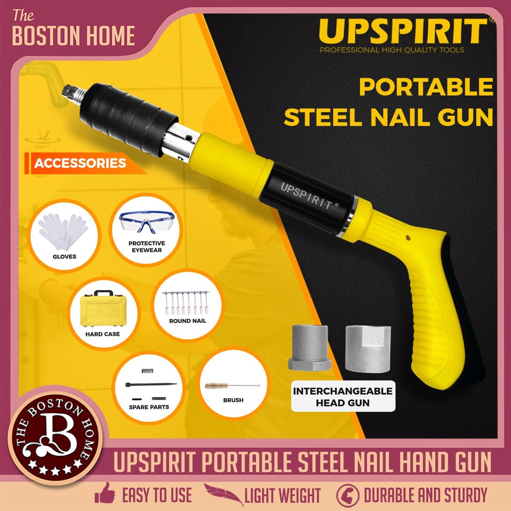 Manual Steel Nails Gun Rivet Tufting Nail Gun Concrete Wall Fastening ...