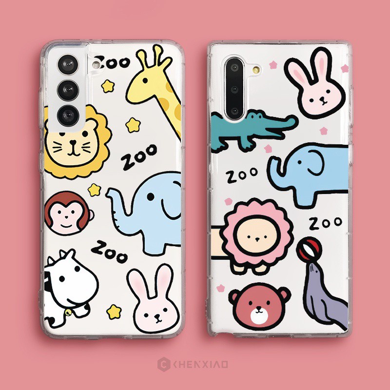 Cartoons cute animal Samsung Galaxy s25 s24 s23 Plus s22 s21 s20Fe s20 ...