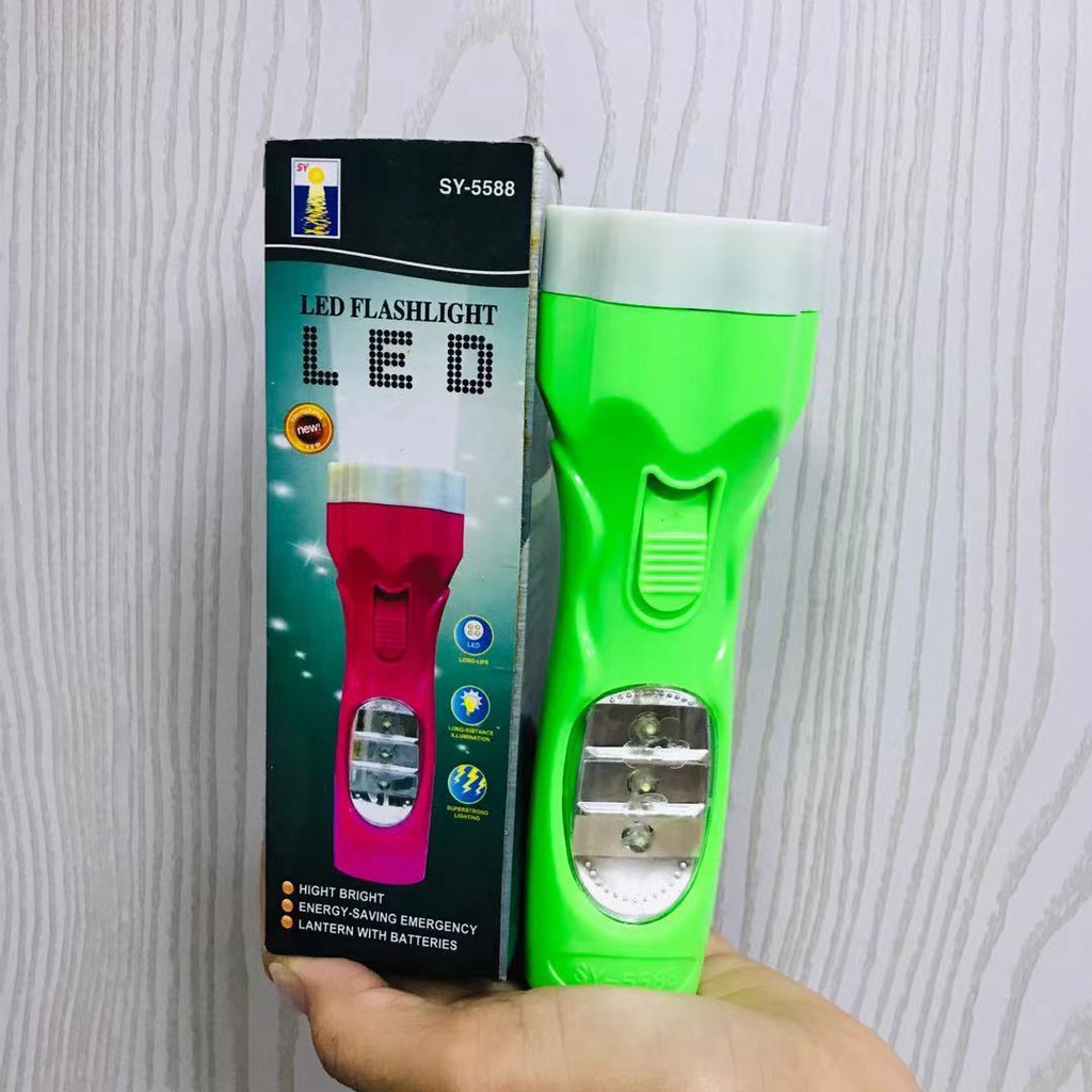 LED Flashlight with code ( SY-5588) | Shopee Philippines