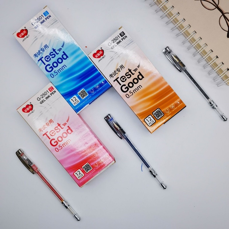 Gel ink pen test good 0.5mm for school and office supply | Shopee ...