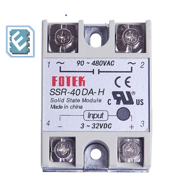 Solid State Relay Module SSR 40DA 24V-380V AC SSR-40DA DC-AC Switching high power ORIGINAL ...