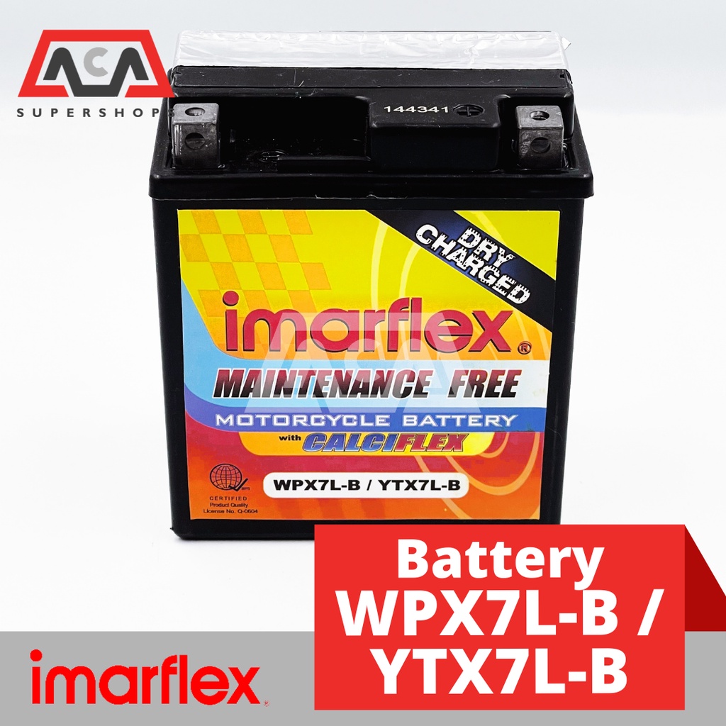Motorcycle Battery For Honda TMX Supremo WPX7L-B/TYX7L-B | Shopee ...