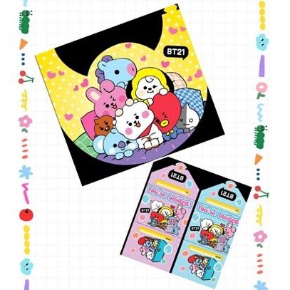 BT21 party hat/invitation(10pcs) | Shopee Philippines