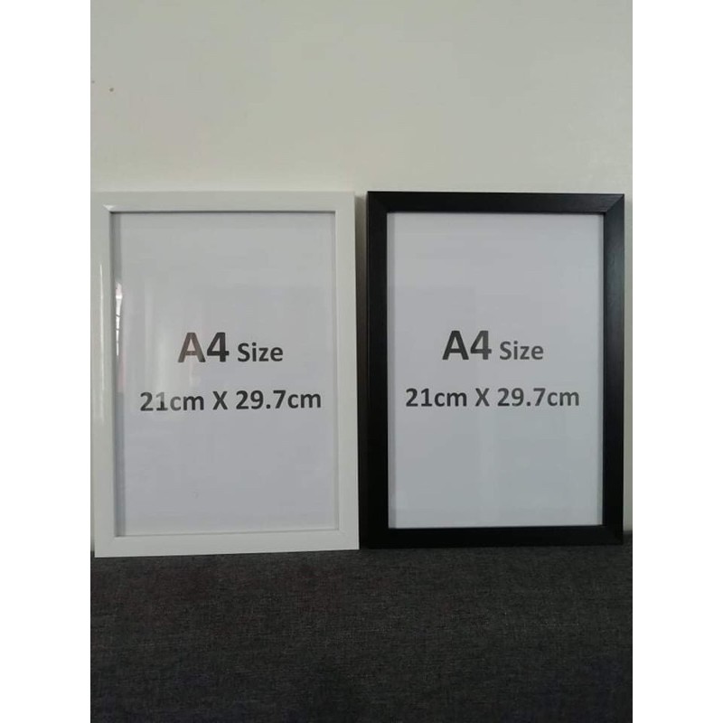 A4 size Frame with Glass Cover | Shopee Philippines
