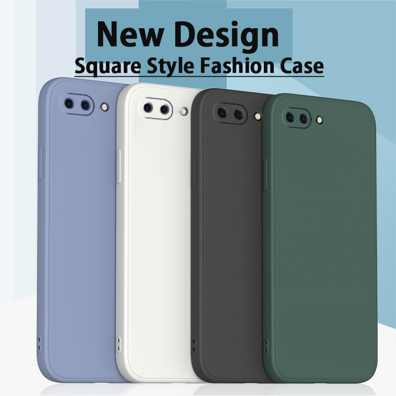 OPPO A5 AX5 A5S AX5S A7 AX7 A12 A3S A12e A78 5G Soft Casing Square Flat Style Silicone Case Full ...