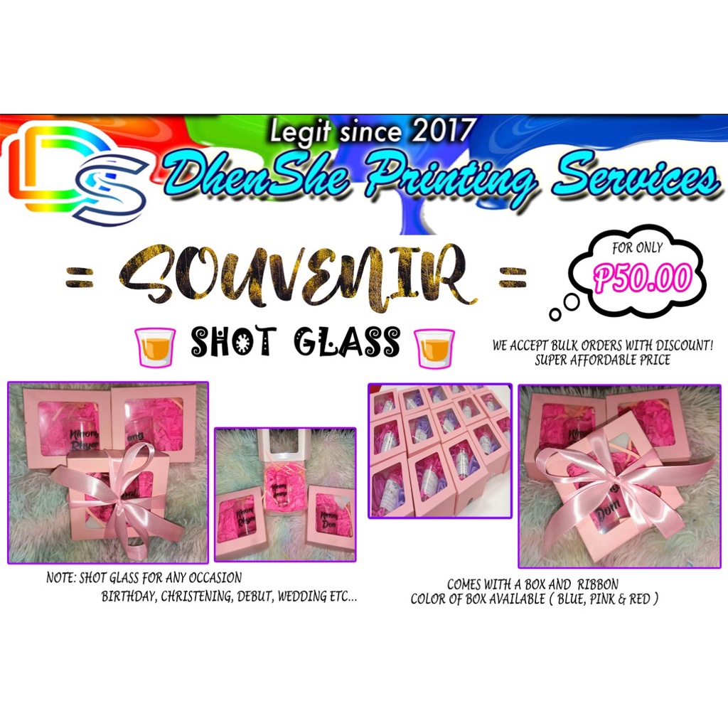 SOUVENIR -SHOT GLASS- | Shopee Philippines