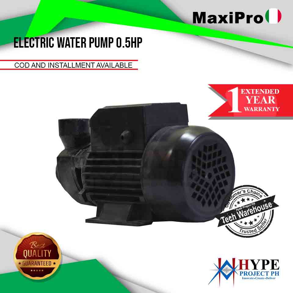 MAXIPRO Electric Water Pump Booster .5HP | Shopee Philippines