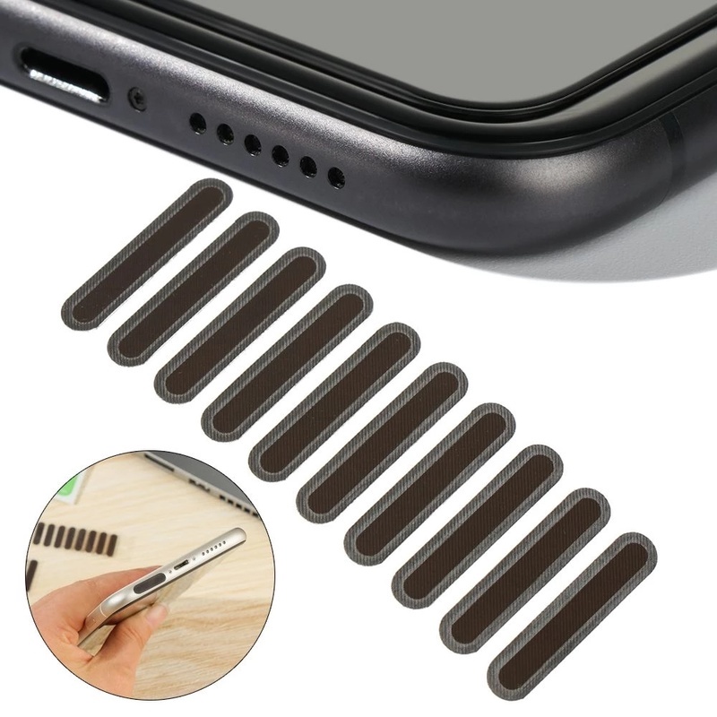 (wholesale) 10Pc/Sheet Phone Trumpet Dustproof Self-adhesive Net Plug ...