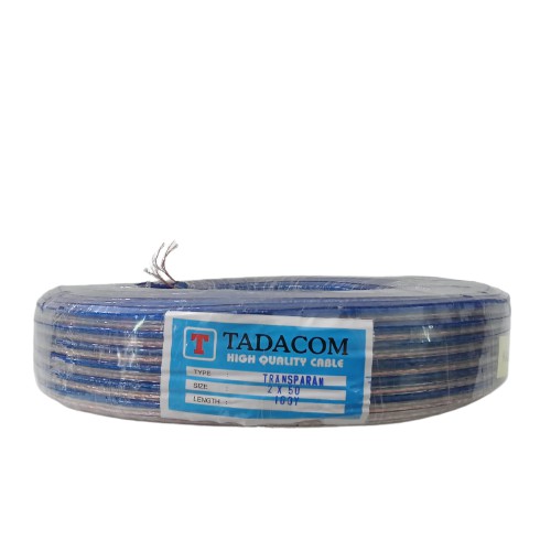 Transparent ELECTRICAL CABLE 2x50 2x50 fiber cable (1roll = 90 METERS ...