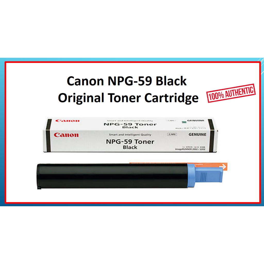 Canon NPG-59 Black Original Toner Cartridge | Shopee Philippines