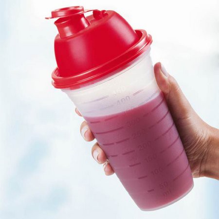 Quick Shake Tuppy / Measuring Cup / Shaker / Measuring Container (gr ...