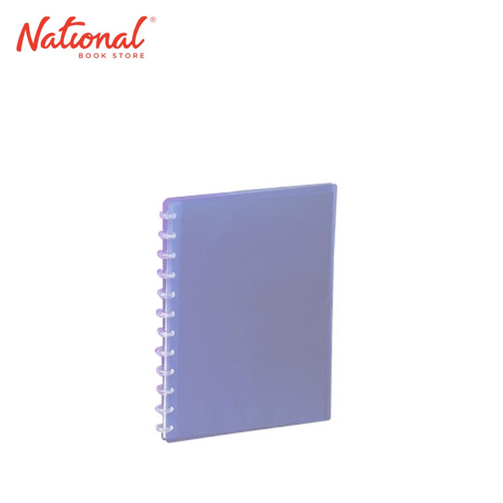 Comix Clearbook Refillable A548 A4 20Sheets 11Holes Purple | Shopee ...