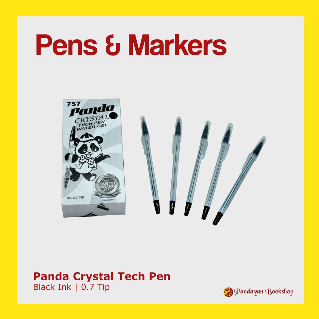 Panda Crystal Ballpen Water Gel (25 Pcs./Box) | Shopee Philippines