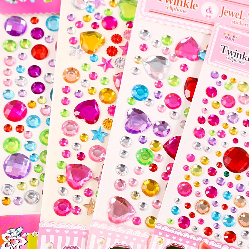 1pc Acrylic Rhinestone Decorative Crystal Stickers #ABS-128/156 ...
