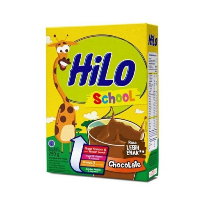 Hilo School Milk Powder Hi-Calcium Chocolate 250 Grams | Shopee Philippines