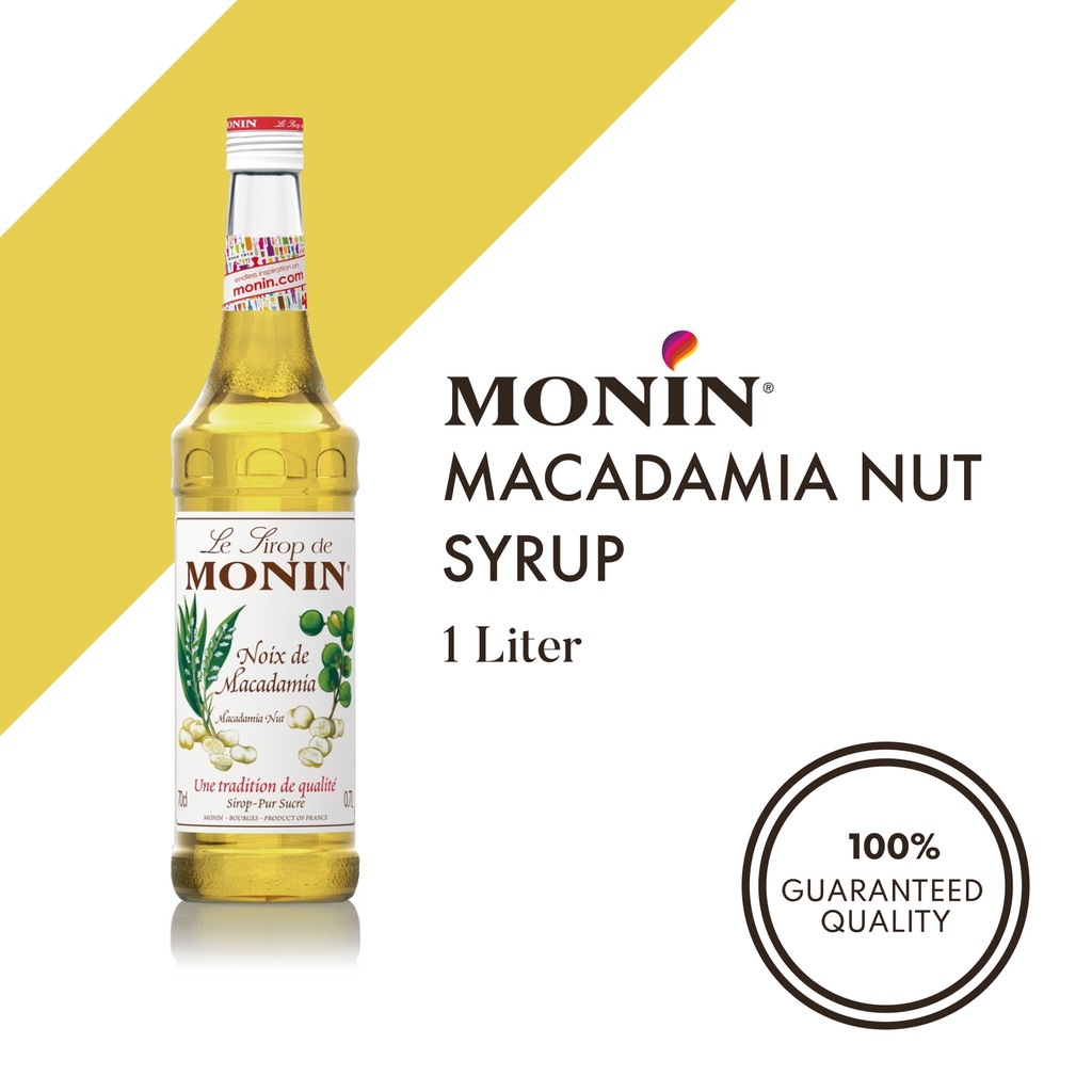 Monin Macadamia Syrup 1Liter | Shopee Philippines
