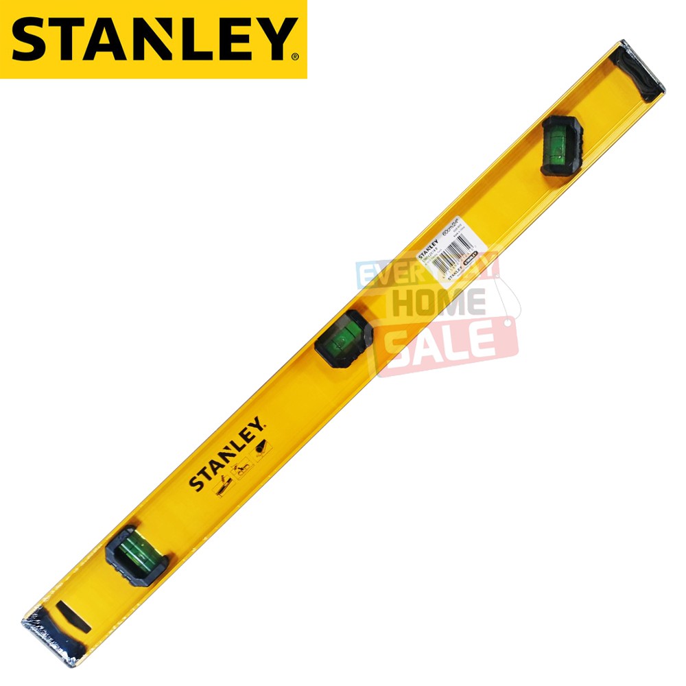 Stanley Aluminum Level Bar I-Beam with Three Vials | Shopee Philippines