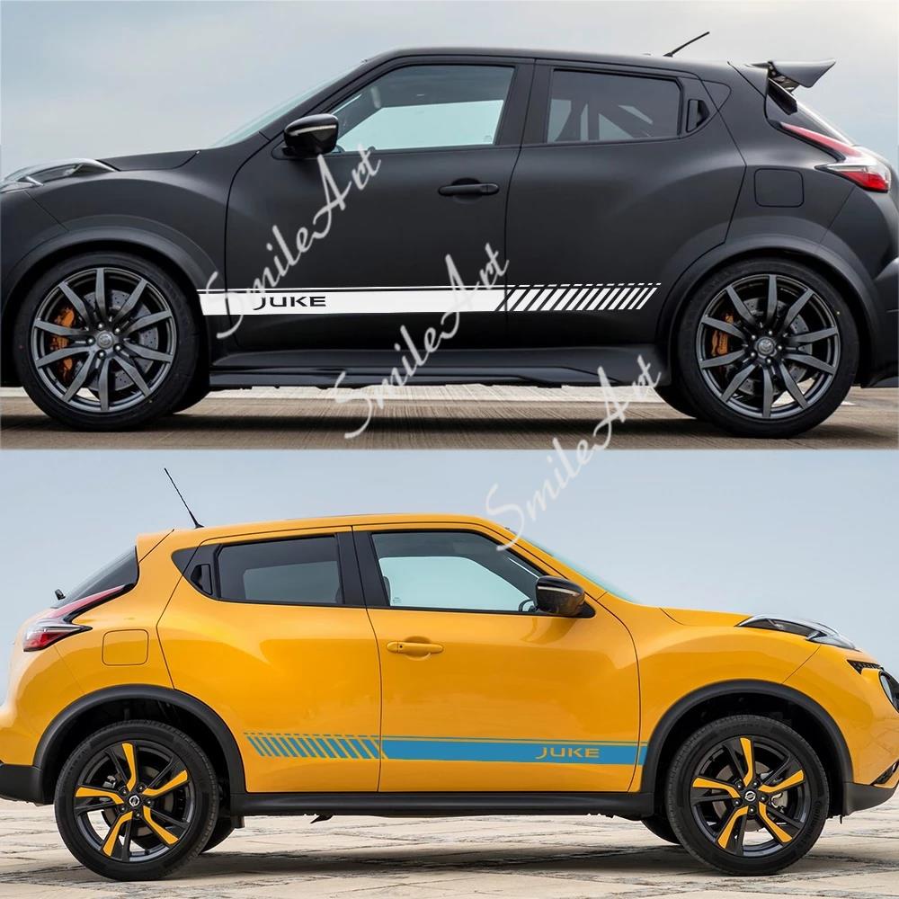 2PCS For Nissan Juke Auto Both Side Decor Graphic Vinyl Stripes Decals ...