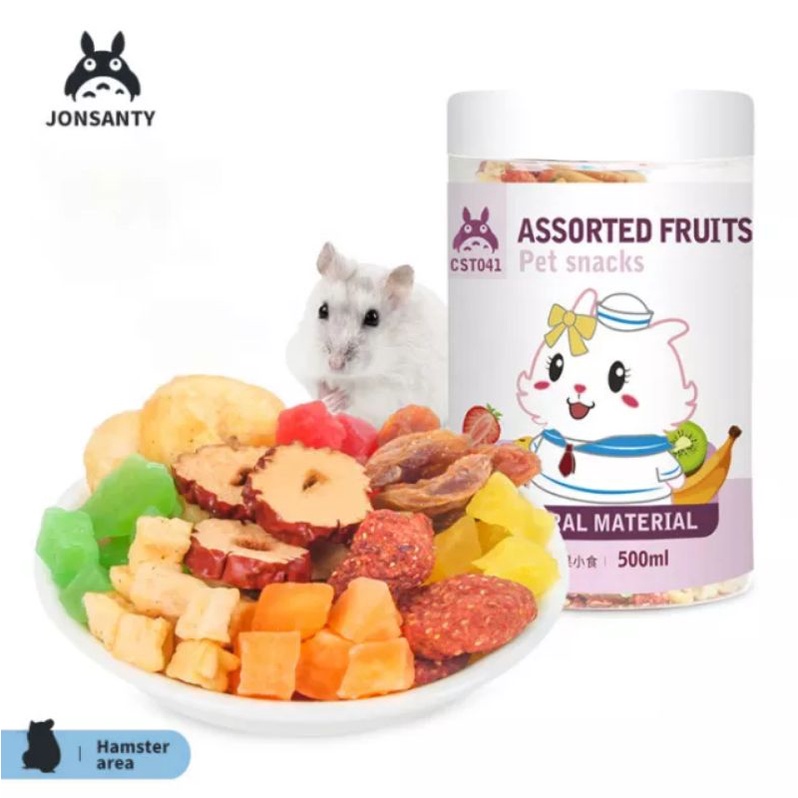 Dried Fruit snacks 500ml(For Hamsters, Guinea Pigs, Rabbits,small ...