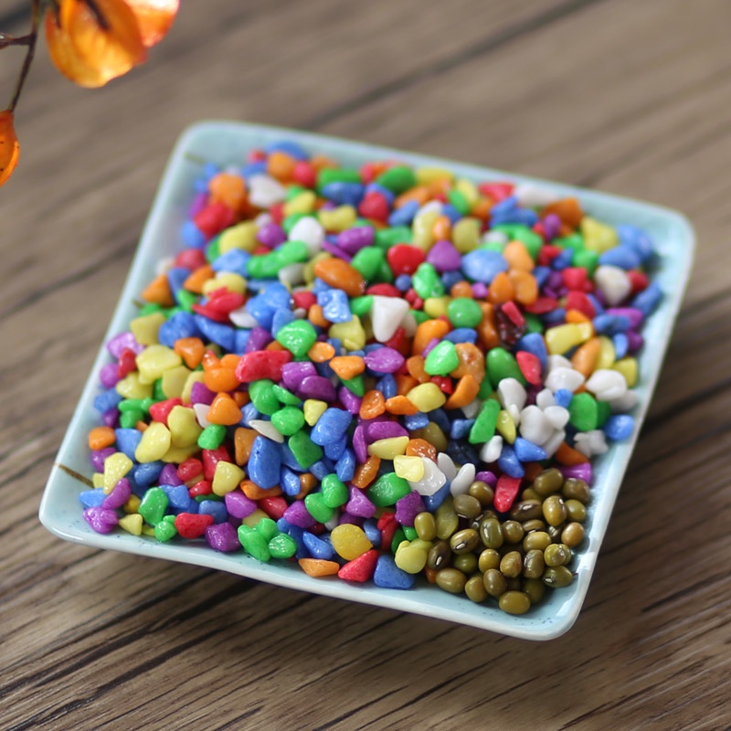 Aquarium Colorful Rocks Pebble Stone For Fish Tank | Shopee Philippines