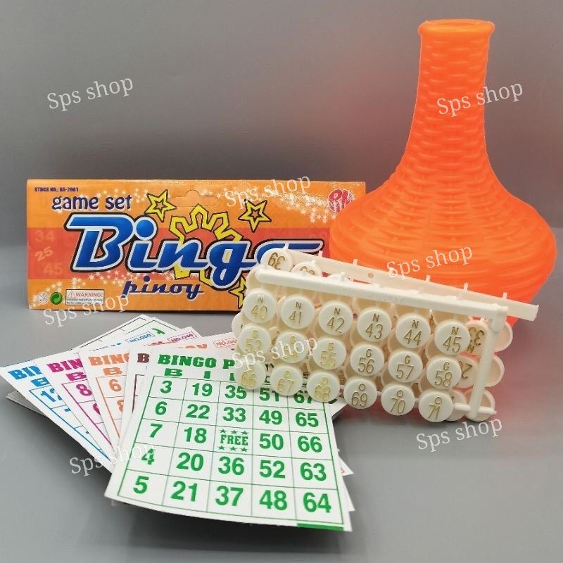 Bingo set Large w/ 50pcs Cards best for family bonding toys stay home ...