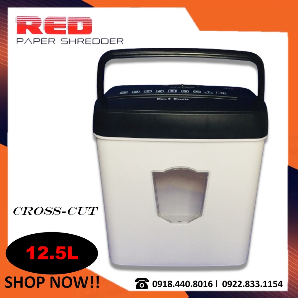 RED Paper Shredder, Shredding Machine, Paper Cutter, Shredders, Manual ...
