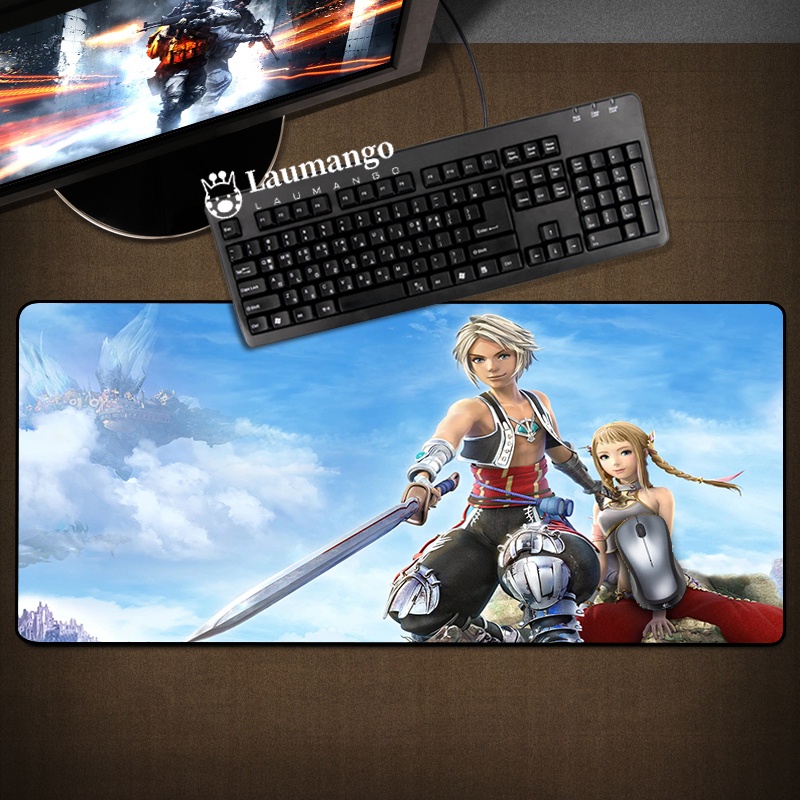 Final Fantasy Mouse Ped Anime Desk Mat Rubber Keyboard Extended Pad ...
