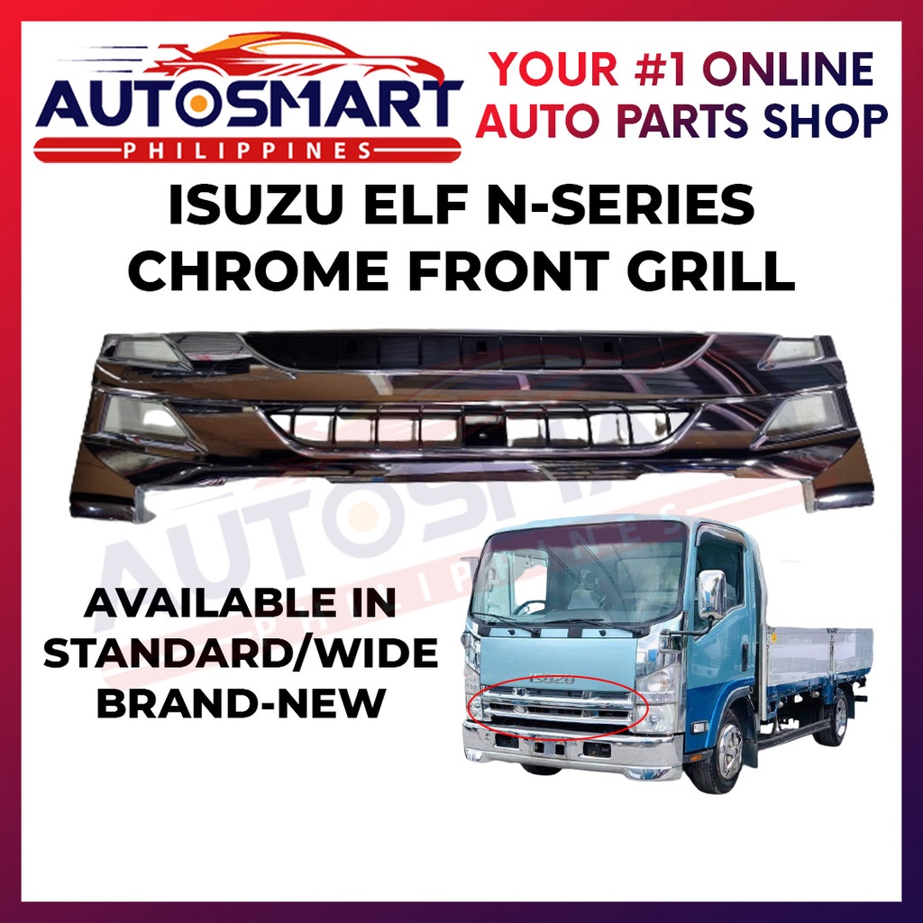 Isuzu Elf N-Series Chrome Front Grill | Shopee Philippines