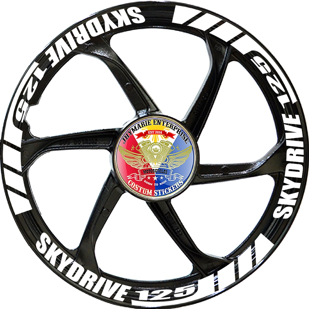 suzuki skydrive mags sticker set for 2 mags front and rear | Shopee ...