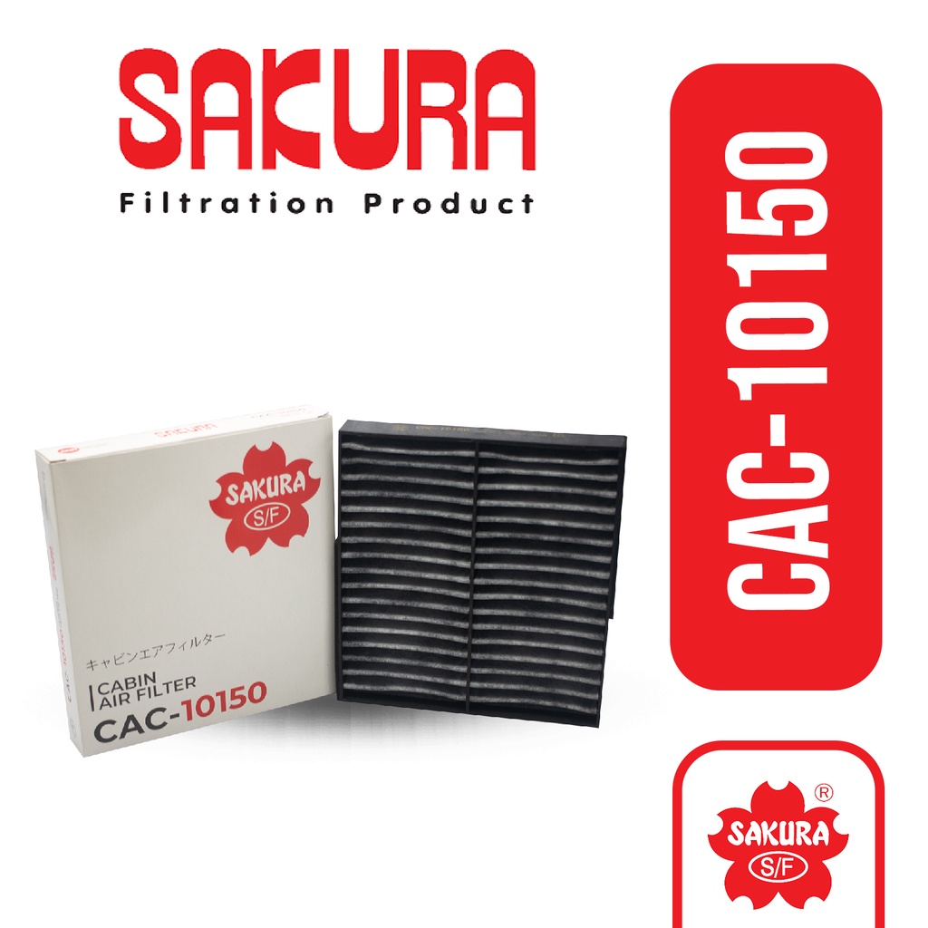 SAKURA CABIN AIR FILTER CAC-10150 (Activated Charcoal) | Shopee Philippines