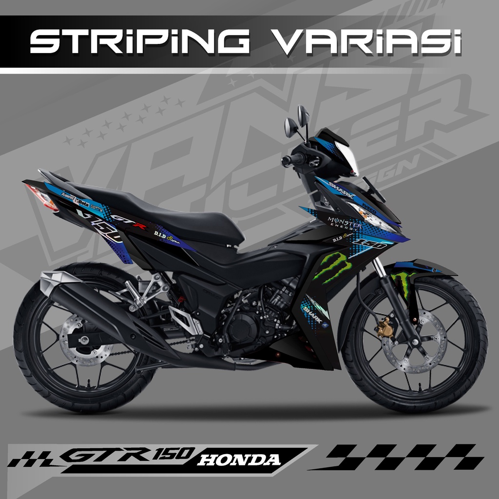 Supra GTR 150_Lis Sticker Striping Sticker Variation Supra GTR 150 ...