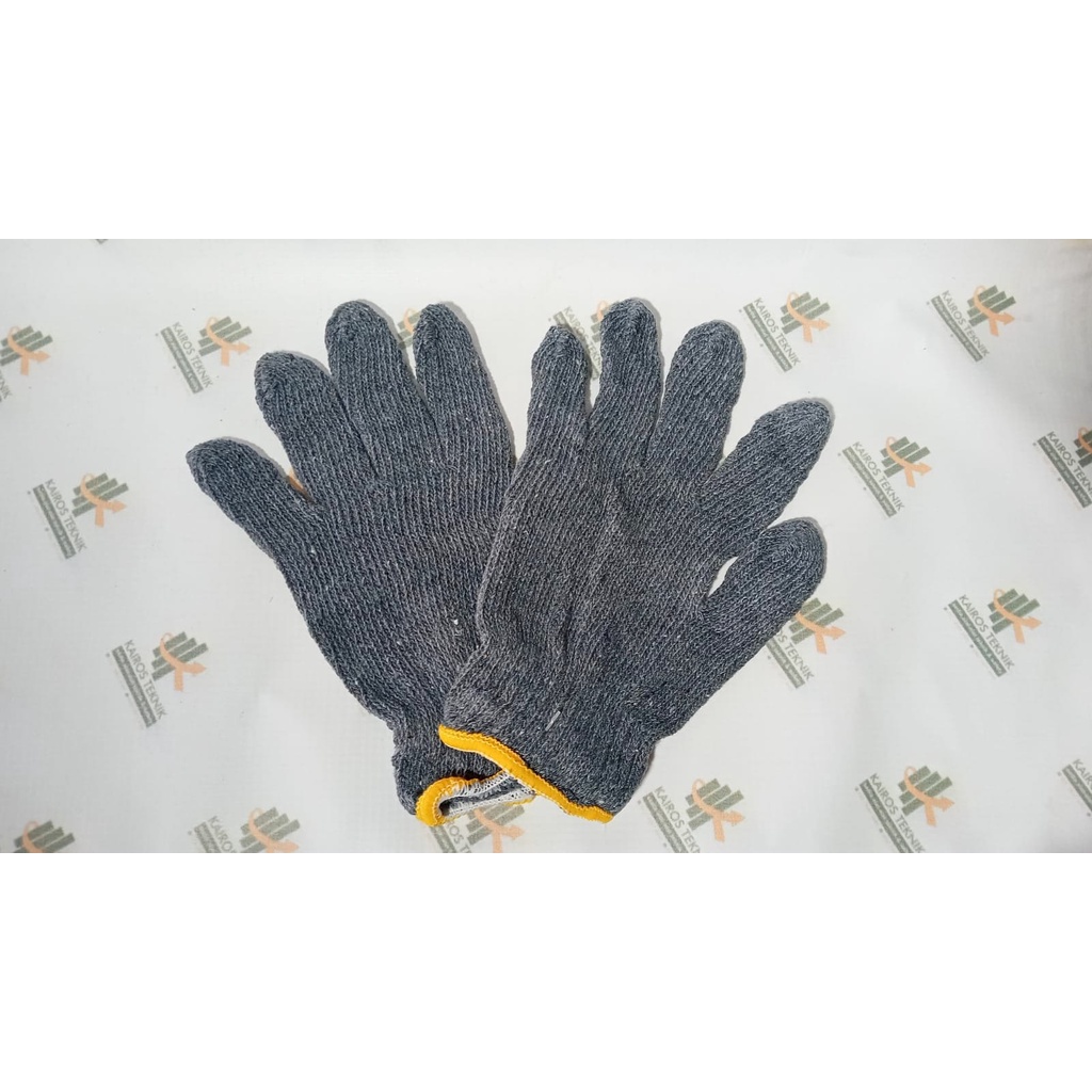 THICK 4 Thread Gloves/Safety Gloves Industrial Project Knitted Cloth ...