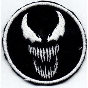 EMBROIDERED APPLIQUE PATCH VENOM LOGO SIZE: 2.5 INCHES OR 6.35CM | Shopee Philippines