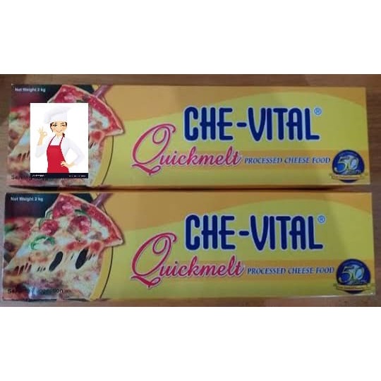 100% 2kgs Che-Vital Quickmelt Cheese 2kgs Chevital Fast Delivery ...